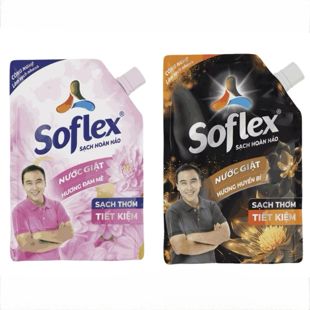 Nước giặt Soflex công ty Quyền Linh túi 3.1kg | Shopee Việt Nam