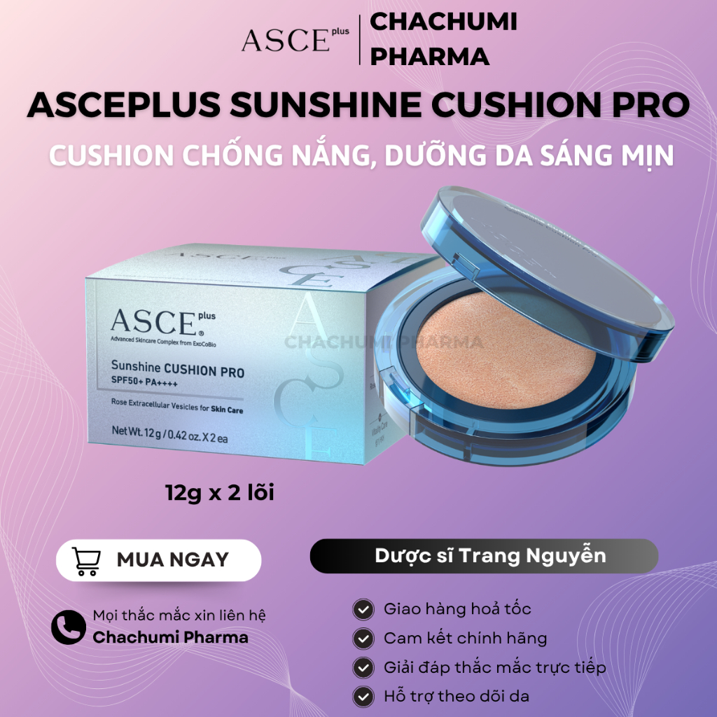 Cushion Chống Nắng ASCE plus Sunshine Cushion Pro–Che Phủ Tự Nhiên ...