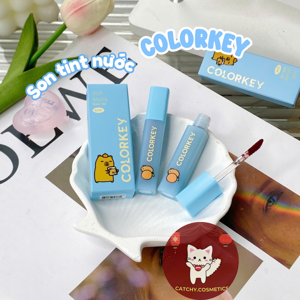 [COLORKEY] (Minisize) Son Tint Nước Colorkey Capybara Vỏ Xanh, Soft ...