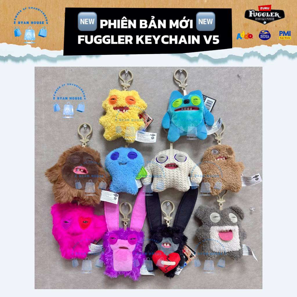 [NEW ARRIVAL - CHÍNH HÃNG ] FUGGLER KEYCHAIN V5 - MÓC KHOÁ FUGGLER V5 ...