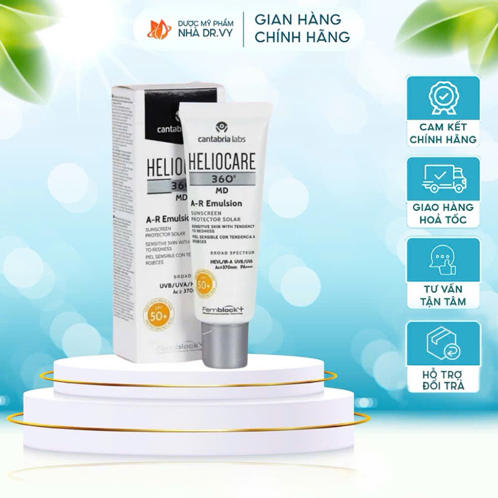 Kem chống nắng Helio.care 360 MD A-R Emulsion SPF50+ 50ml | Shopee Việt Nam