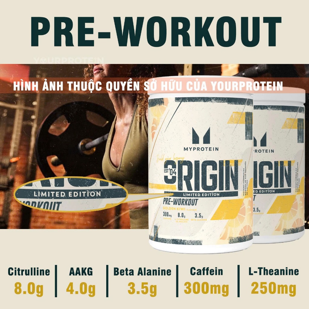 Myprotein - ORIGIN Pre-workout - 30 lần dùng | Shopee Việt Nam