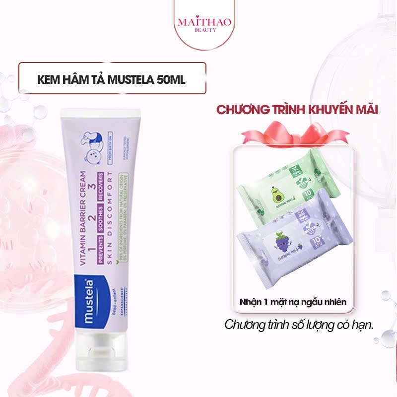 Mustela Kem dưỡng da cho vùng hăm tả Mustela Vitamin Barrier Cream ...