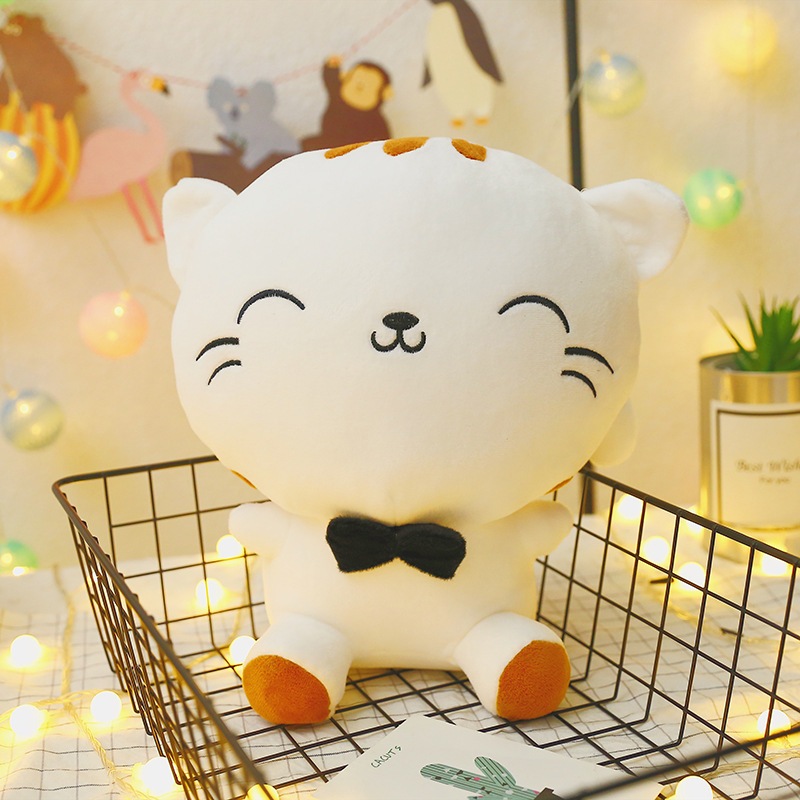 Gấu bông mèo meng đầu to đeo nơ siêu cute (27cm--->40cm) hàng việt nam ...