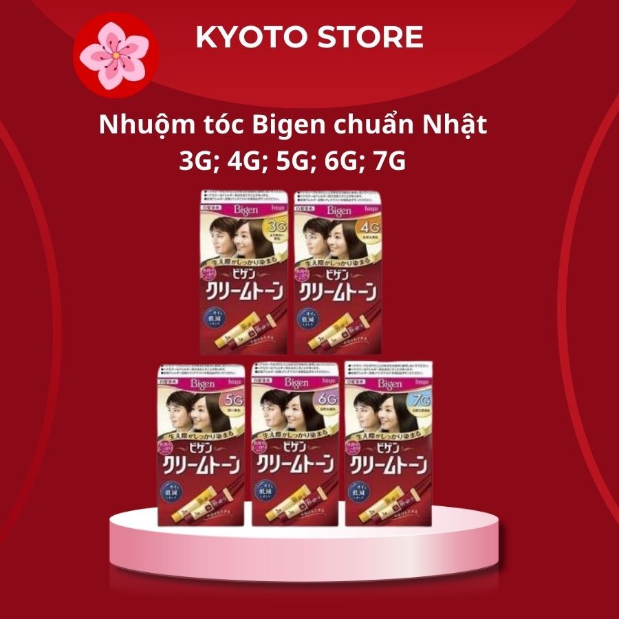 Thuốc nhuộm tóc Bigen phủ bạc chuẩn nội địa Nhật Bản 3G; 4G; 5G; 6G; 7G ...