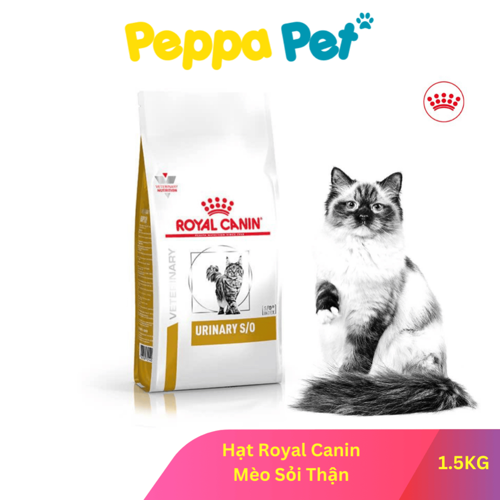 [ 1.5KG ] Thức Ăn Mèo - Hạt Royal Canin Urinary S/O - Dinh Dưỡng Chuyên ...