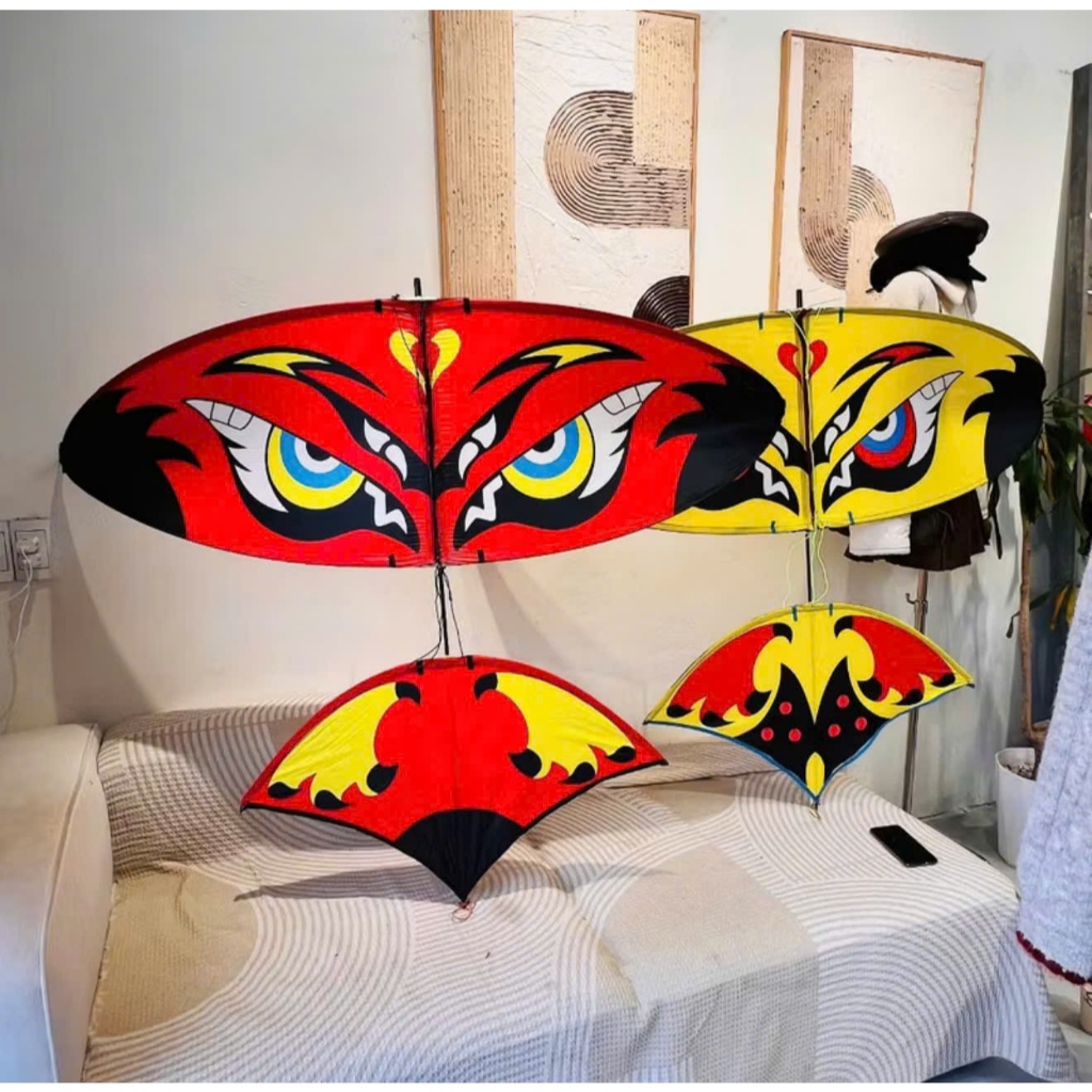 Diều Sáo Mẫu - Cú Đỏ - Cú Vàng -.Diều Cacbon 1m5 1m7 -2m- 2m5 Cực Hót L09 | Shopee Việt Nam