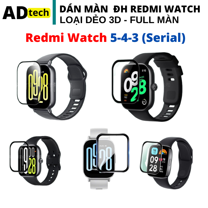 Dán màn hình đồng hồ Redmi Watch 5 Lite Active 4 3 Lite Acive miếng dán ...