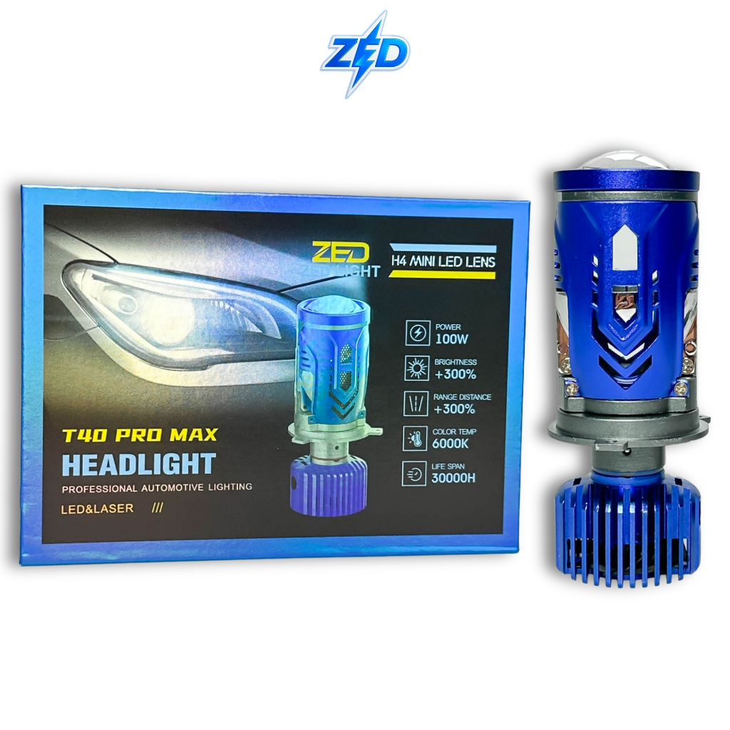 Đèn Pha LED Bi Cầu T40 PROMAX ZED LIGHT - 100W Pha Cực Mạnh Chiếu Xa ...