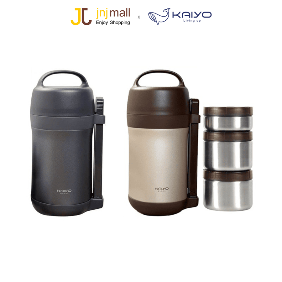 Bộ hộp cơm giữ nhiệt inox 304 Kaiyo KVL-3949 / KVL-3956 1600ml | Shopee Việt Nam