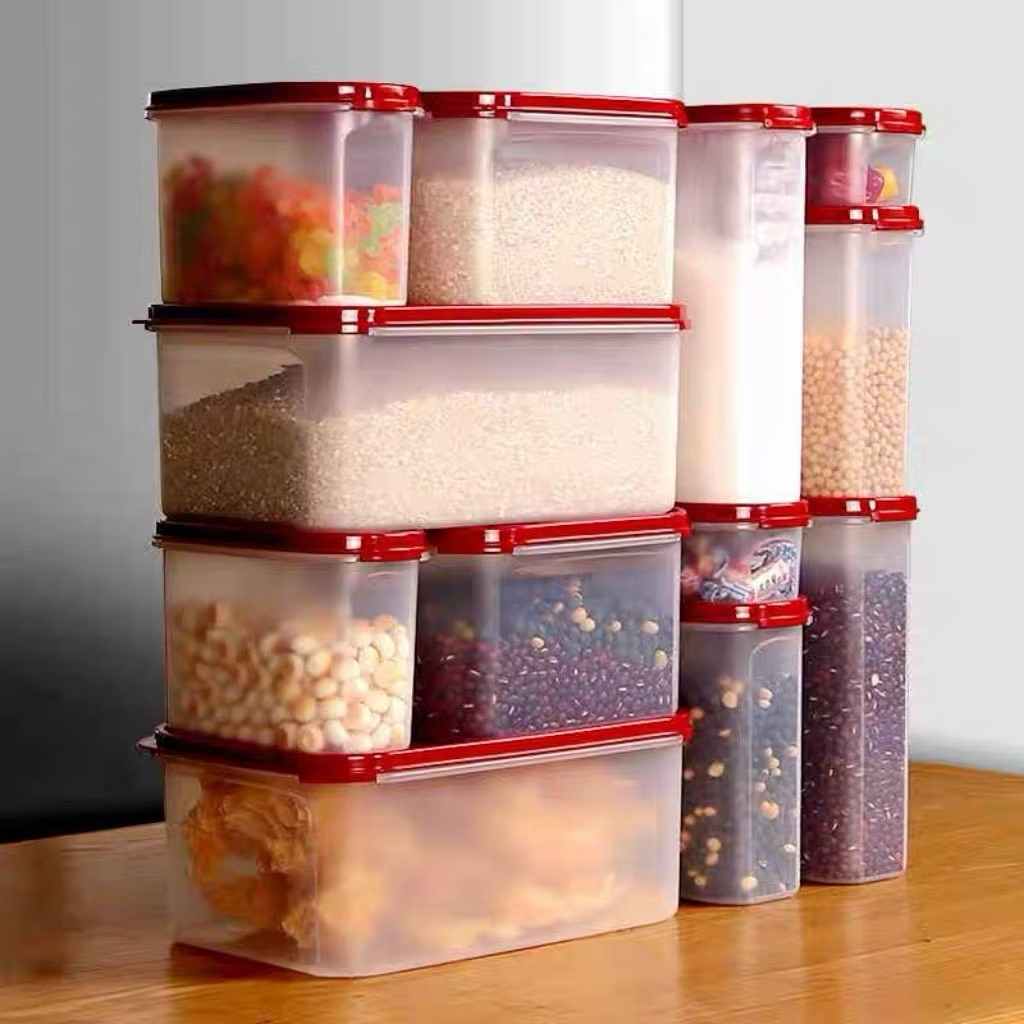 Hộp trữ khô, trữ mát nắp đỏ Modular Mates Tupperware | Shopee Việt Nam