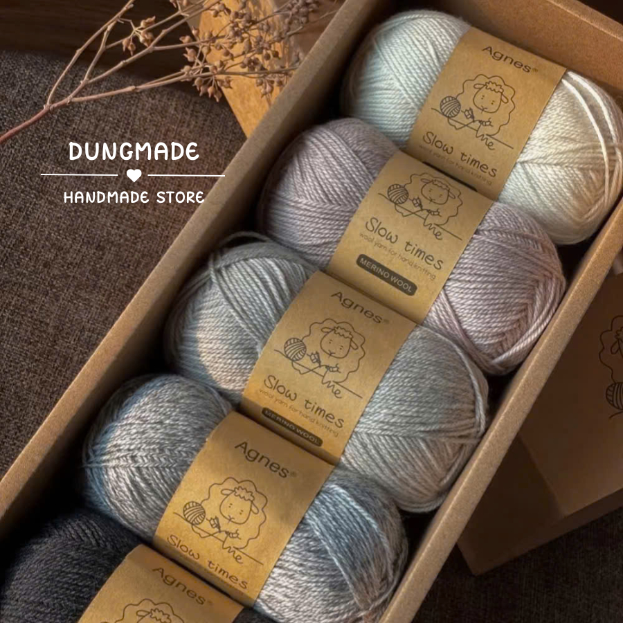 Len Merino wool len agnes len đan khăn len đan áo cực đẹp | Shopee Việt Nam