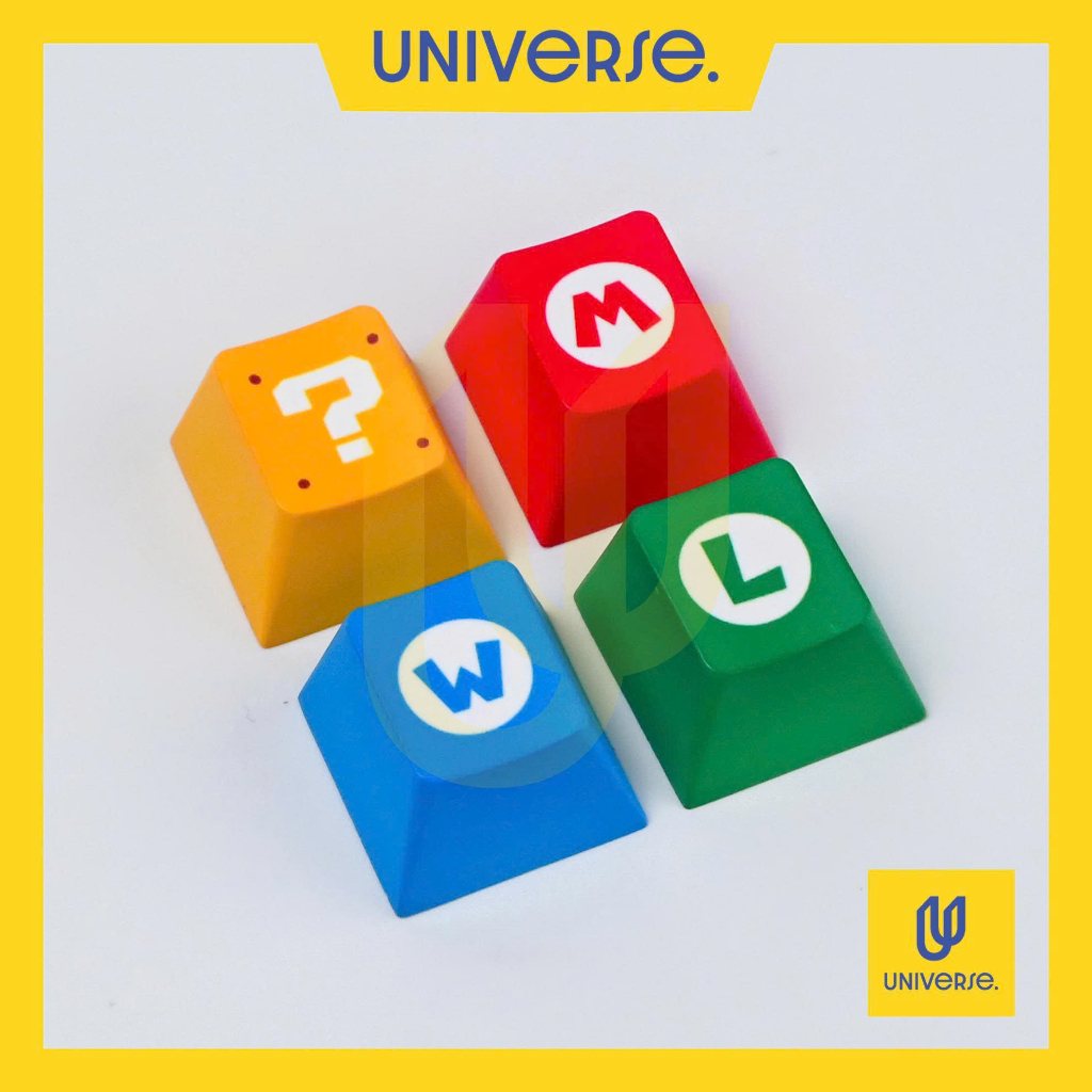 Keycap Lẻ 4 Nút Keycap Mario R4 Keycap PBT Cherry Profile In Dyesub ...
