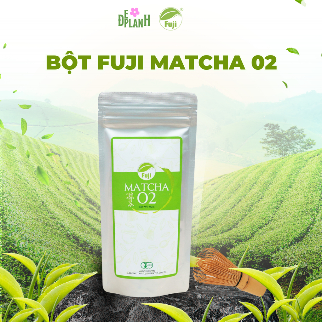 [Gói 100gr] Bột Matcha Fuji 02 Nhật Bản | Matcha Nguyên Chất, Màu Xanh ...
