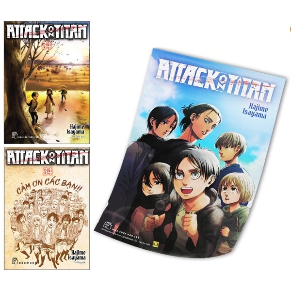 Sách - Attack On Titan - Tập 1 2 3 4 5 6 7 8 9 10 11 12 13 14 15 16 17 ...