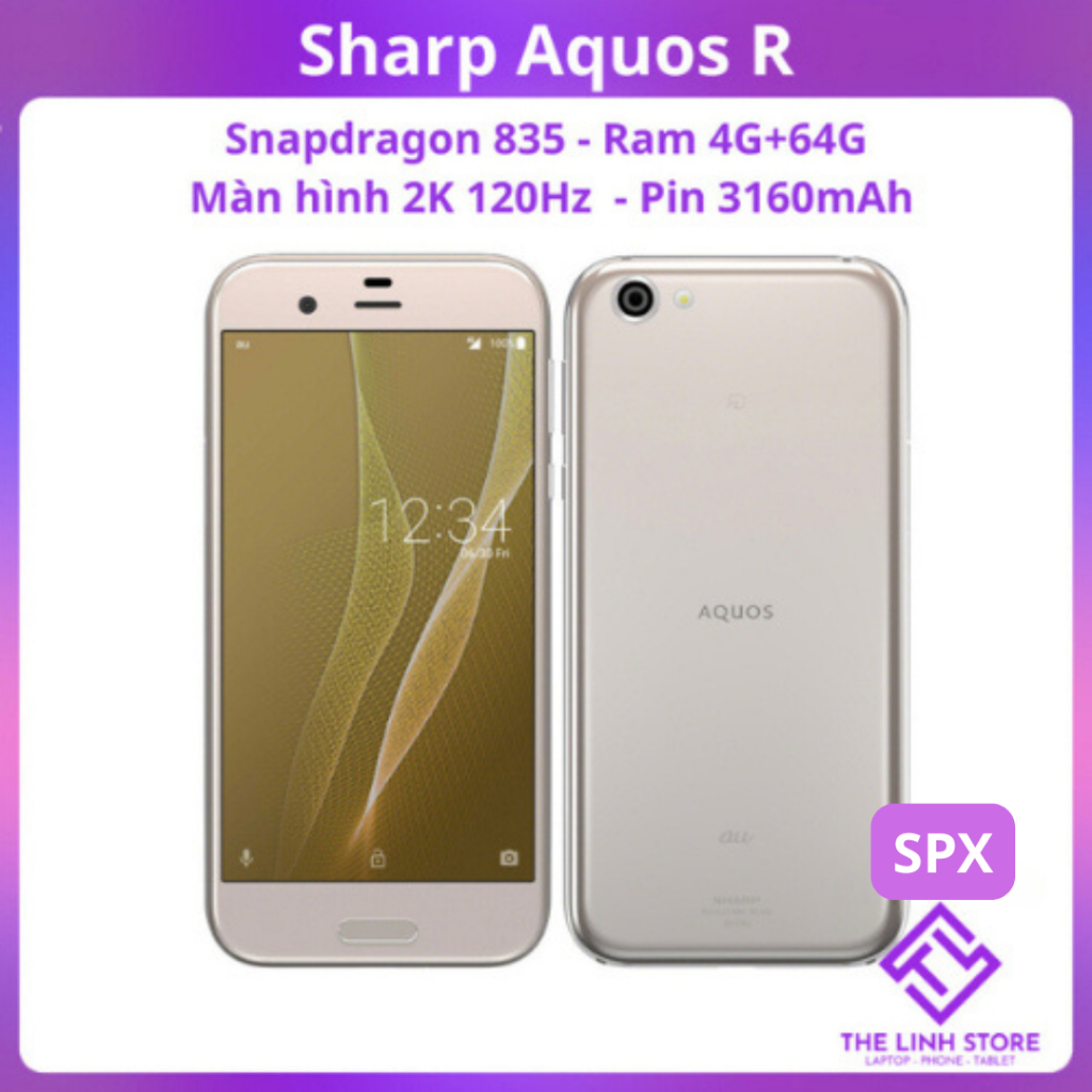 Điện thoại Sharp Aquos R (SPX) - Màn 2K 120Hz Snap 835 Ram 4G 64G | Shopee Việt Nam