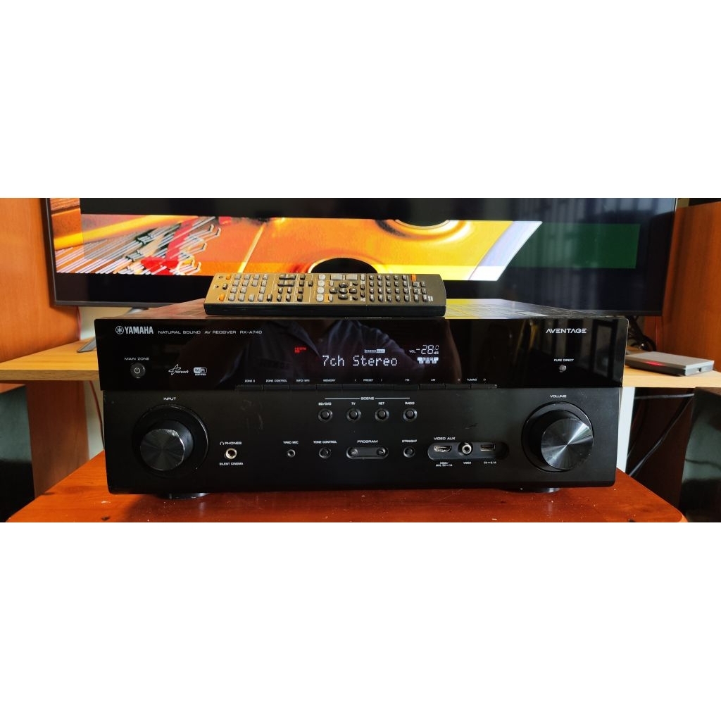 Amply Yamaha A740 7.2 HDMI 4K ARC Wifi Airplay hàng chính hãng | Shopee ...