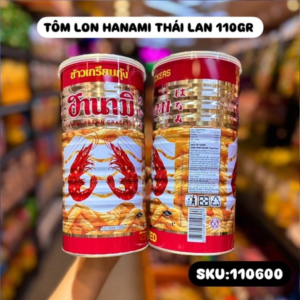 Snack Tôm Hanami Thái Lan Lon 110gr | Shopee Việt Nam