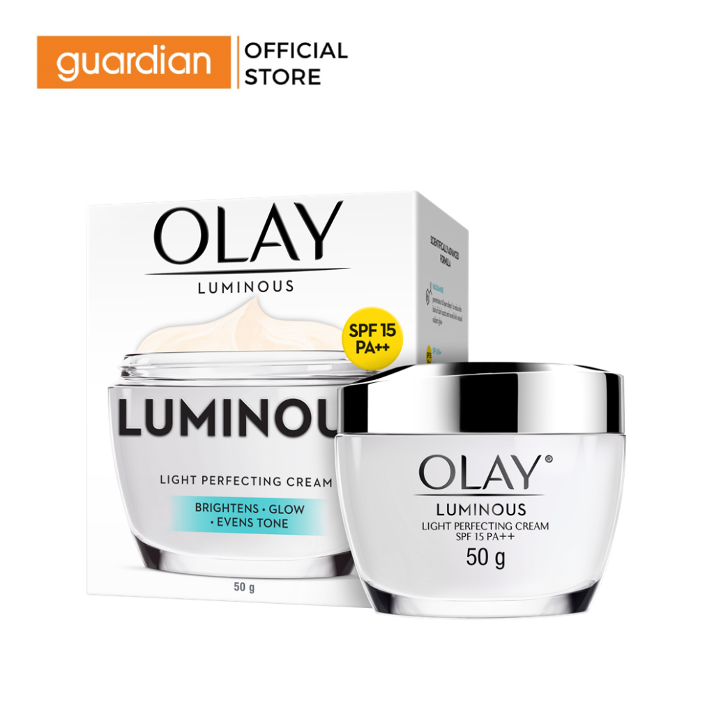 Kem Dưỡng Ẩm OLAY LUMINOUS Ban Ngày Dưỡng Sáng Da Ngăn Tia UV SPF15 PA++ 50G | Shopee Việt Nam