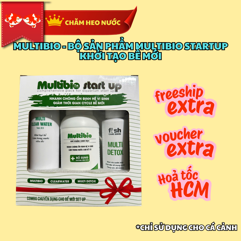Multibio Startup - combo chuyên dụng khởi tạo bể cá mới | Shopee Việt Nam