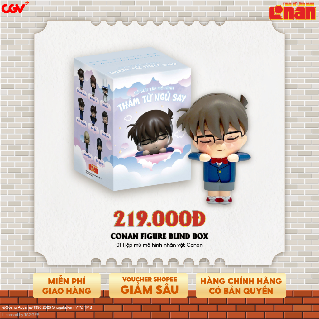 01 HỘP BLIND BOX MÔ HÌNH DETECTIVE CONAN: BST THÁM TỬ NGỦ SAY - CGV ...