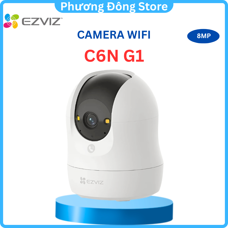 Camera Wifi Ezviz C6N G1 độ phân giải 4k 8MP, Quay quét 360 độ, Phát hiện chuyển động, | Shopee ...