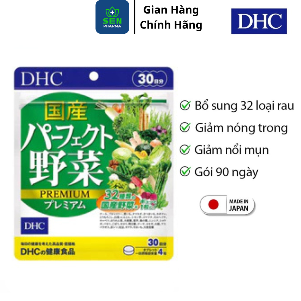 Viên Uống Rau Củ DHC Perfect Vegetable Premium Nhật Bản - Sen Pharma ...