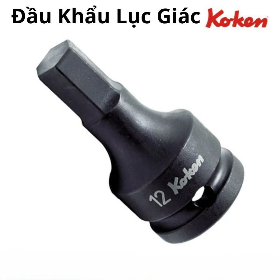 Đầu Khẩu Lục Giác Koken Nhật 1/2 inch 14012M - Dùng Cho Máy Vặn Bulong - Chính Hãng Made in ...