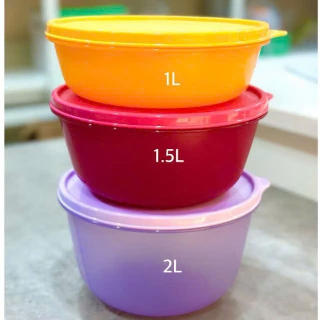 Lẻ hộp mát Modular bowl 1L/1.5L/2L tupperware chính hãng kín khí, kín ...
