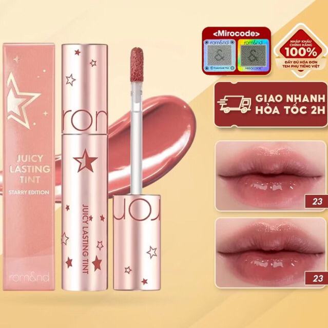 Juicy Lasting Tint Starry Edition - Màu 23] Son Tint Lì Romand Juicy ...