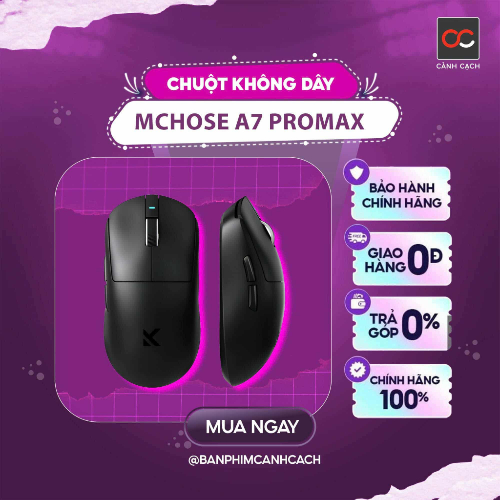 Chuột Gaming Mchose A7 / A7 Pro/ Ultra Wireless | Shopee Việt Nam