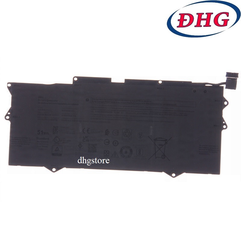 Pin laptop Dell XPS 9315 P153G P153G001 YM15G 0G9FHC G9FHC 0W6D4H W6D4H ...
