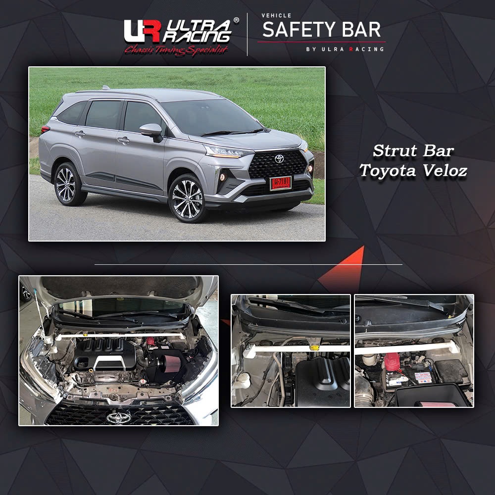 Thanh giằng ô tô Strut Bar TOYOTA VELOZ, thương hiệu Ultra Racing ...