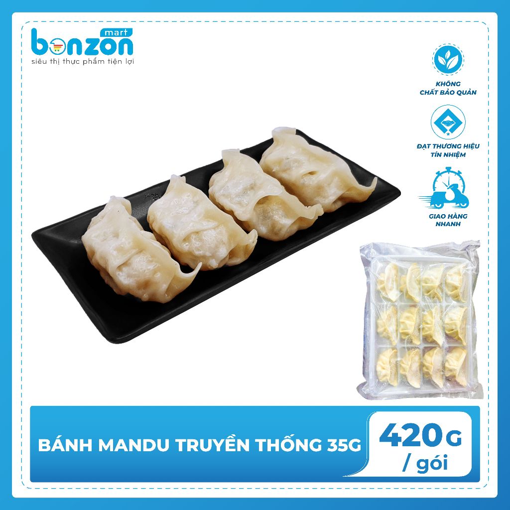Bánh Mandu truyền thống - Bonzon (420g) | Shopee Việt Nam