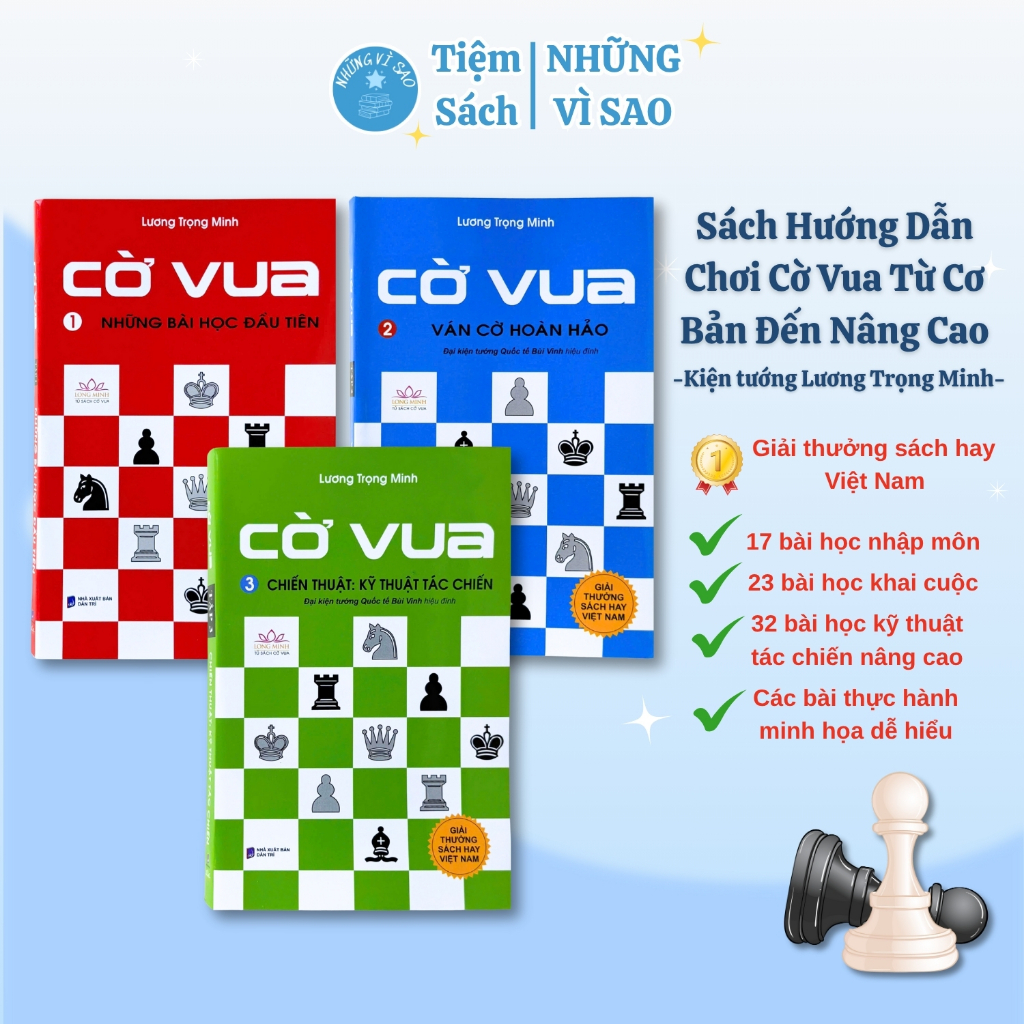 Sách - Cờ Vua (Hướng Dẫn Chơi Cờ Vua Từ Cơ Bản Đến Nâng Cao) - Kiện ...