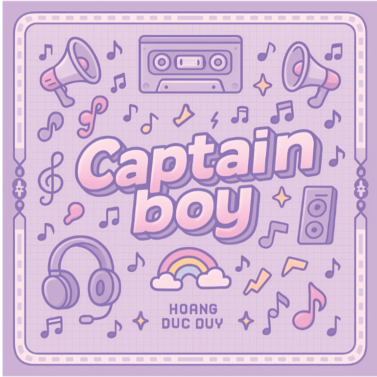 Khăn Bandana Captain Boy – Phong Cách Cute, Unisex, Dễ Thương | Shopee ...