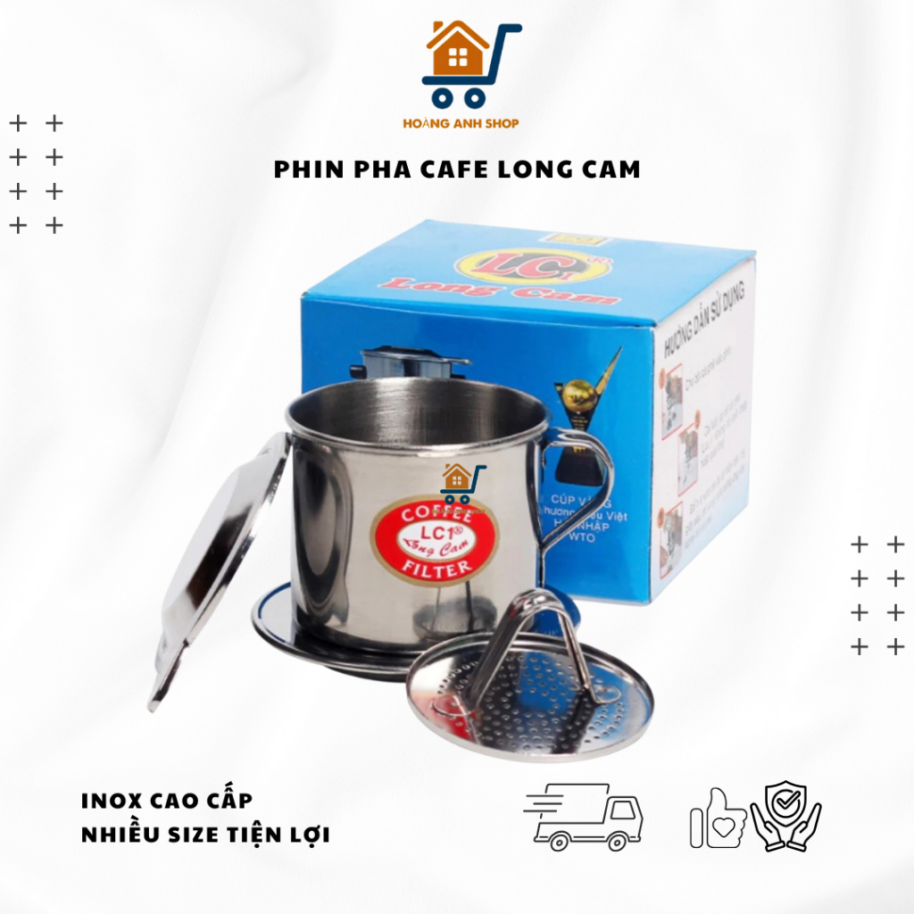 Phin Pha Cafe Inox Cao Cấp LC - Nhiều Size Số 7 8 9 10 - Đế Liền Chắc Chắn - Tiện Lợi Dễ Vệ Sinh ...