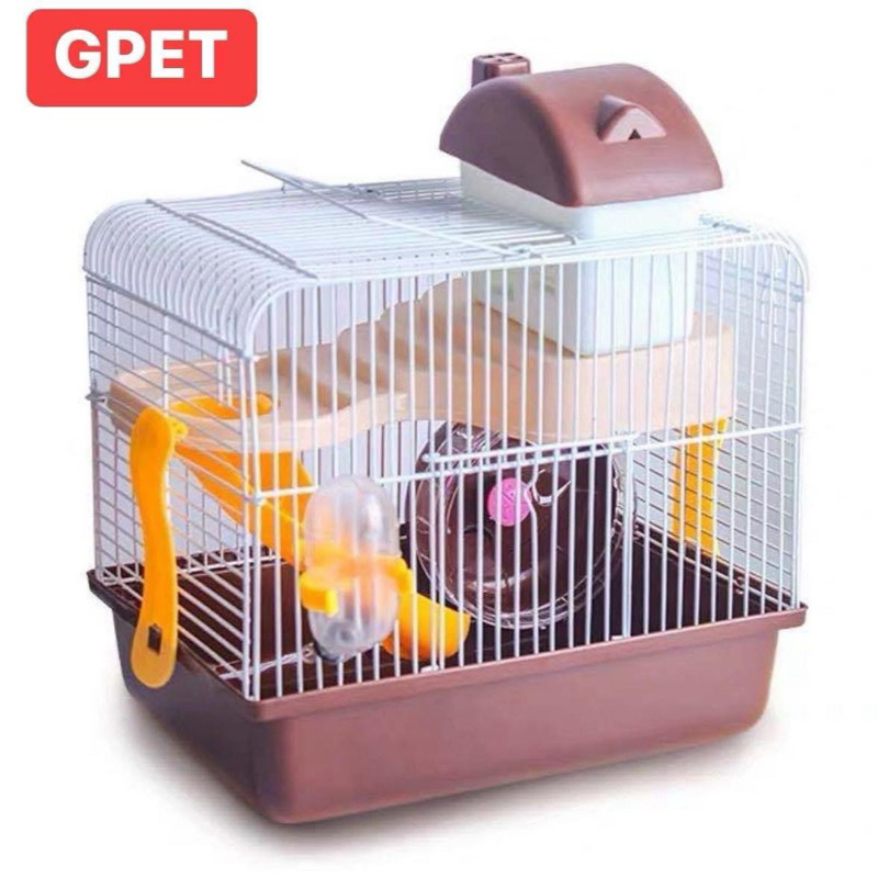 ( GPET ) Lồng Hamster 2 tầng đầy đủ phụ kiện | Shopee Việt Nam