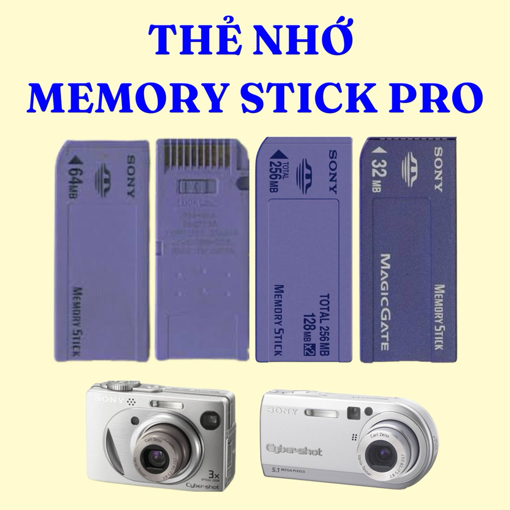 [THẺ NGUYÊN] Thẻ nhớ Memory Stick Pro/Memory Stick dùng cho các dòng ...