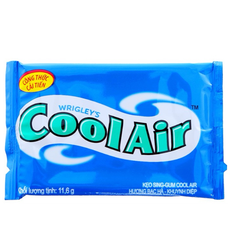 KẸO CAO SU SINGGUM COOL AIR VỈ 11,6G/ KẸO SING-GUM COOLAIR | Shopee ...