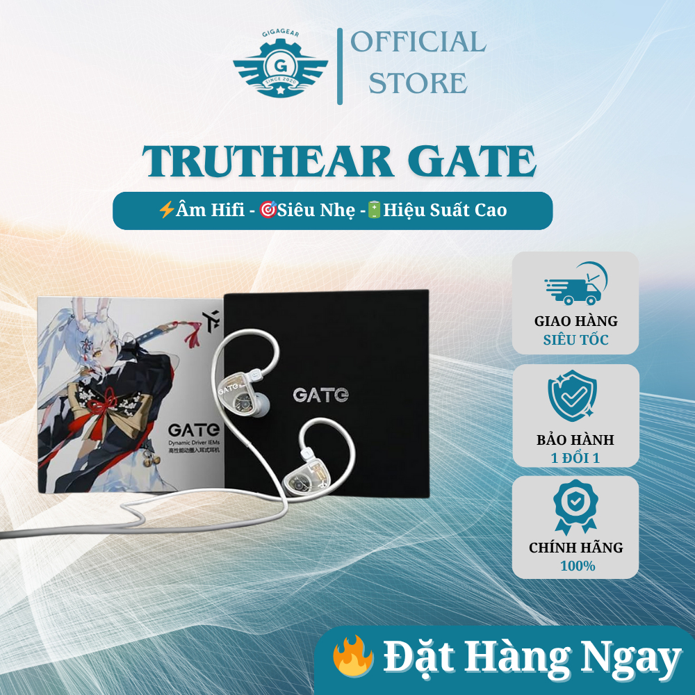 🎧 Tai Nghe In-Ear Truthear GATE – 10 mm LCP HiFi, Mic In-line, 2 Pin ...