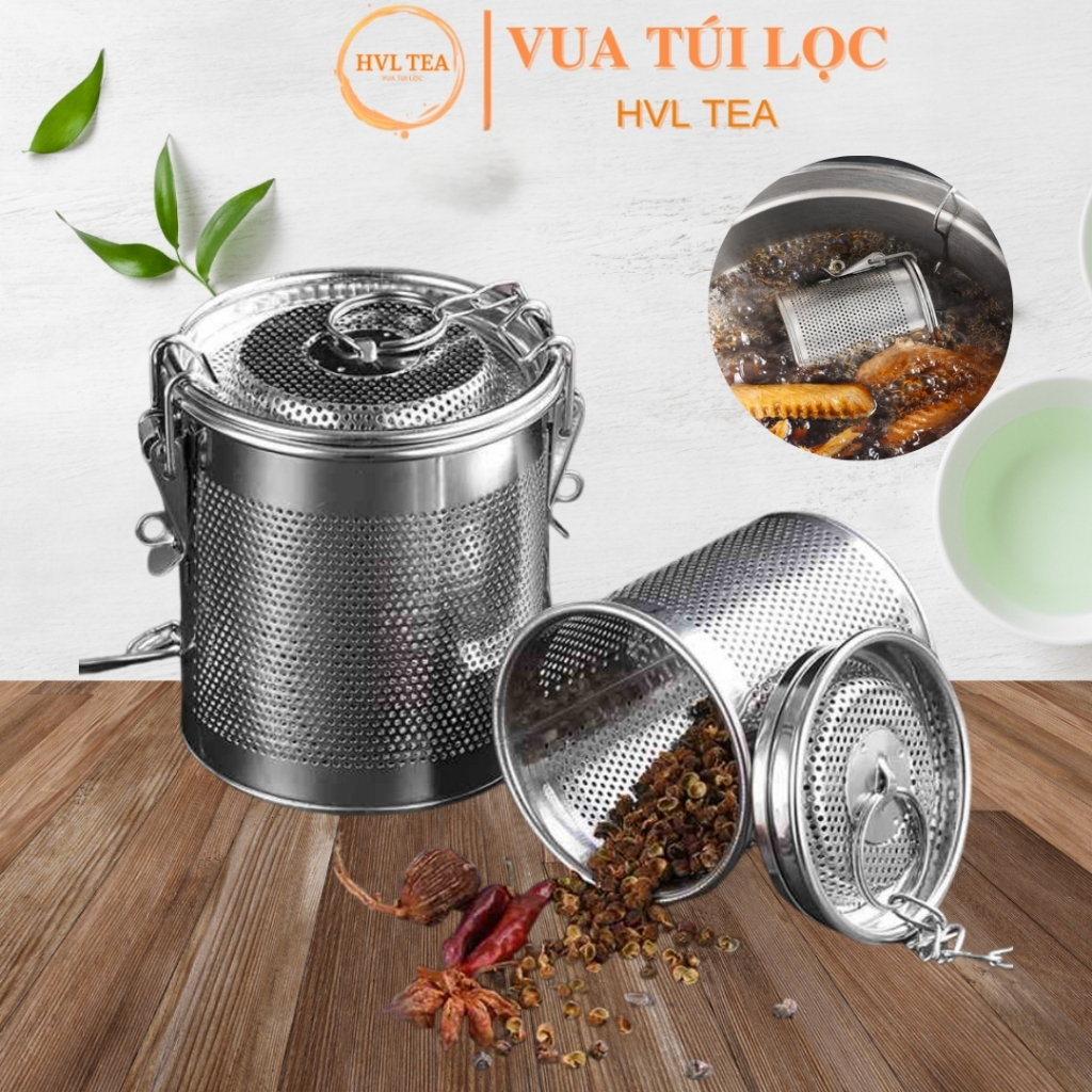 Bộ Lọc Gia Vị Inox Cao Cấp 30g-1500g dùng trong nấu phở, hầm xương, lọc trà - HVL TEA | Shopee ...