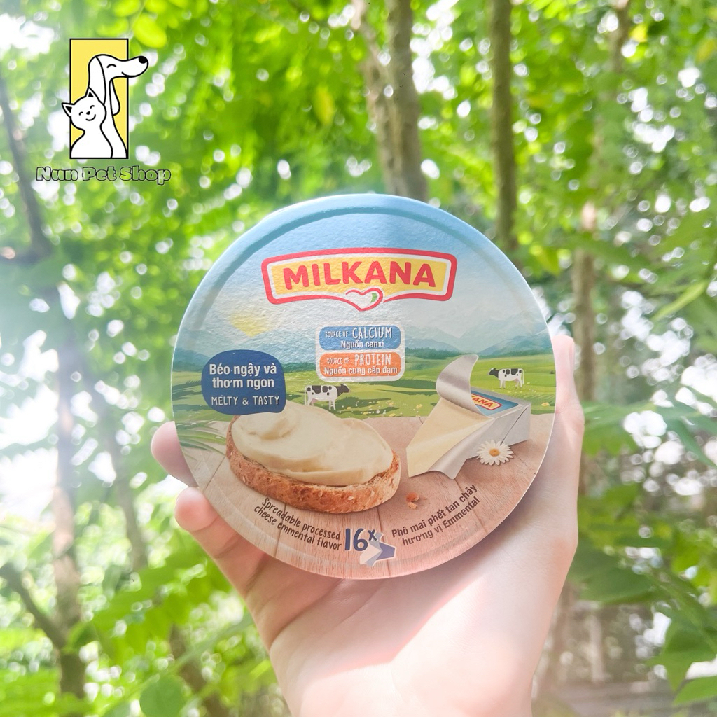 Phô mai Milkana - Labanita - Three Cows 8v 16 cho chó mèo và dùng được ...