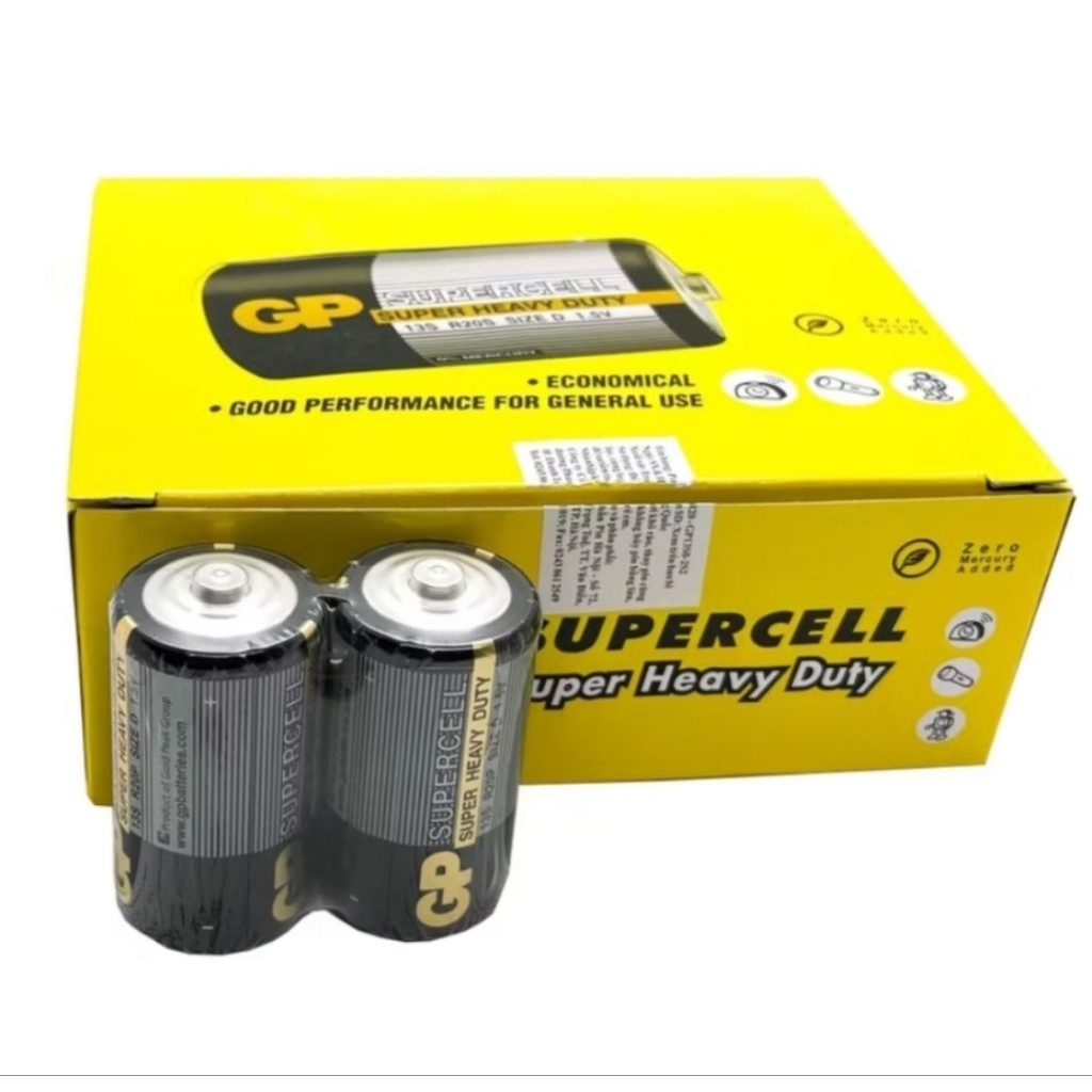 pin đại size D GP supercell 1 cặp | Shopee Việt Nam