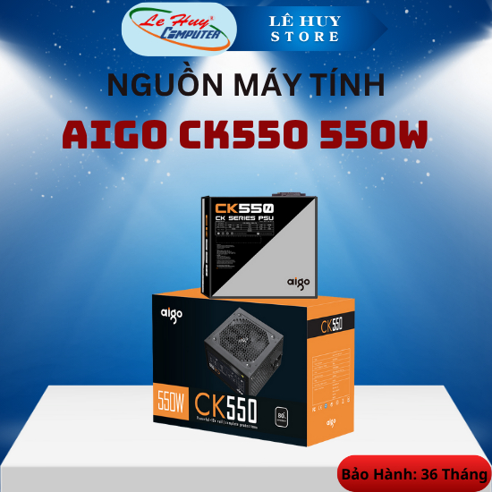 Nguồn Máy Tính AIGO CK550 550W 80+ EFFICIENCY - Hàng Chính Hãng ...