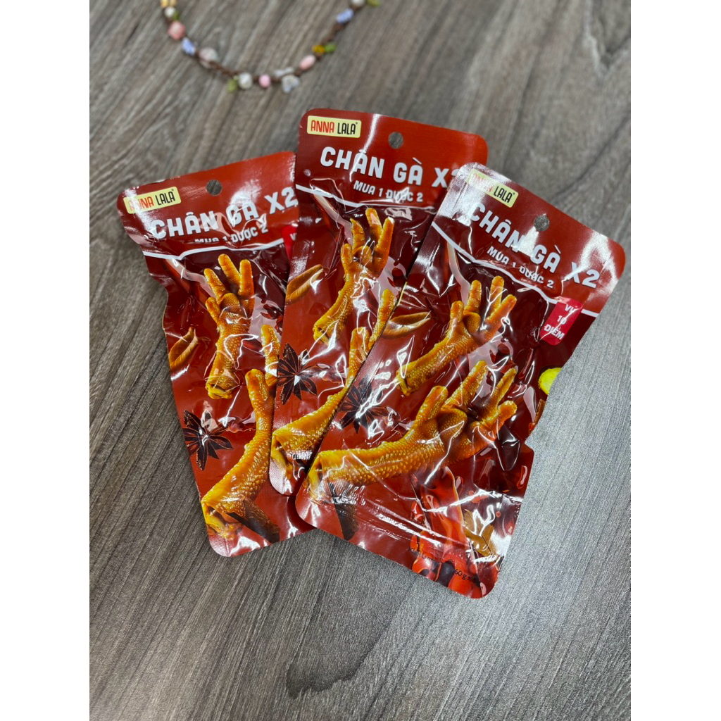 Combo 20 chân gà X2 đôi Anna Lala thơm , Thơm Ngon , Dai Giòn , Sần Sật ...