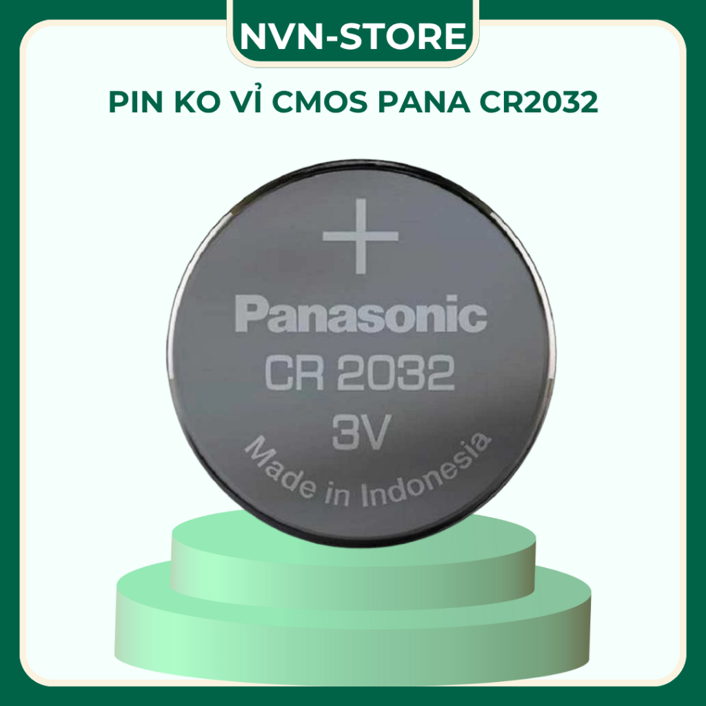 Pin CMOS CR2032 PANASONIC 3V Lithium- CR2032 Panasonic | Shopee Việt Nam