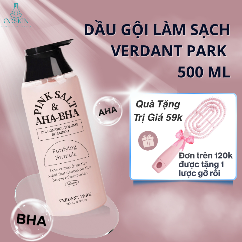 Dầu Gội VERDANT PARK 500ml muối hồng Himalaya Pink Salt AHA BHA Oil ...