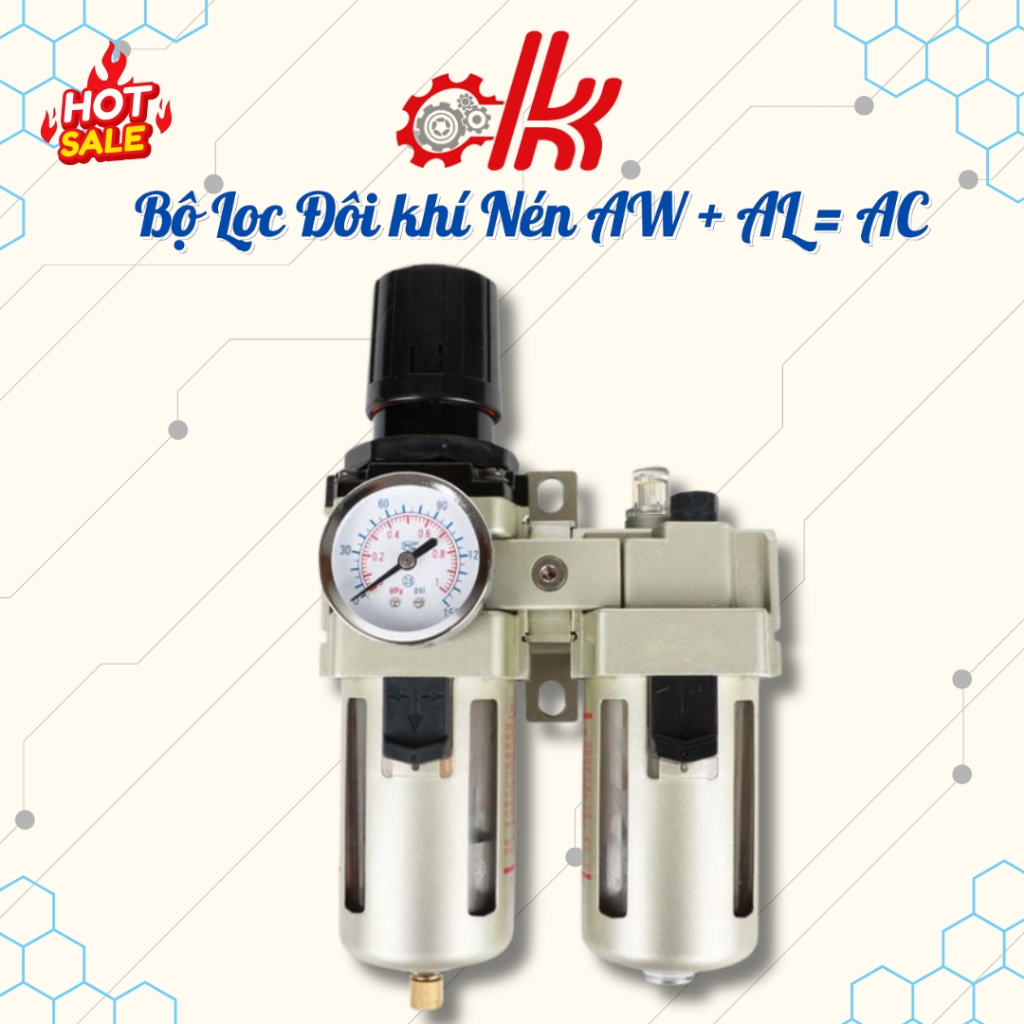 {DỦ KHANG} Bộ lọc đôi khí nén AW + AL= AC | Shopee Việt Nam
