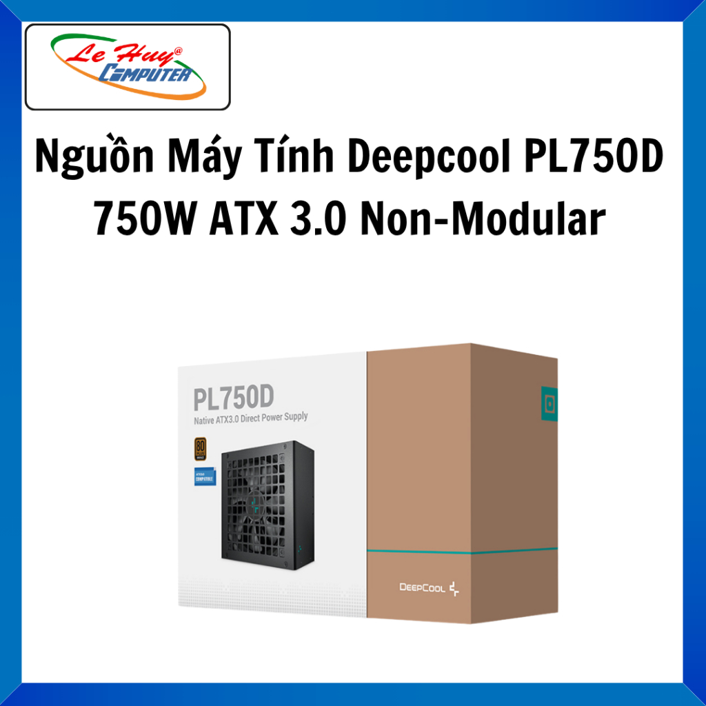 Nguồn Máy Tính Deepcool PL750D 750W ATX 3.0 - Hàng Chính Hãng | Shopee ...